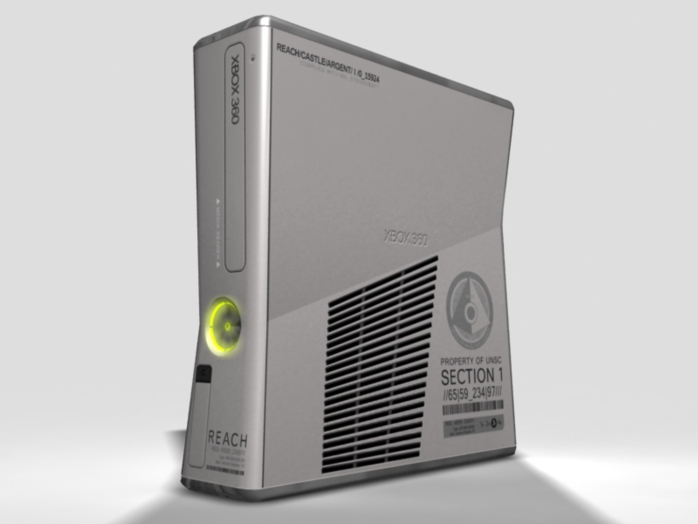 Xbox 360 S 3d Model