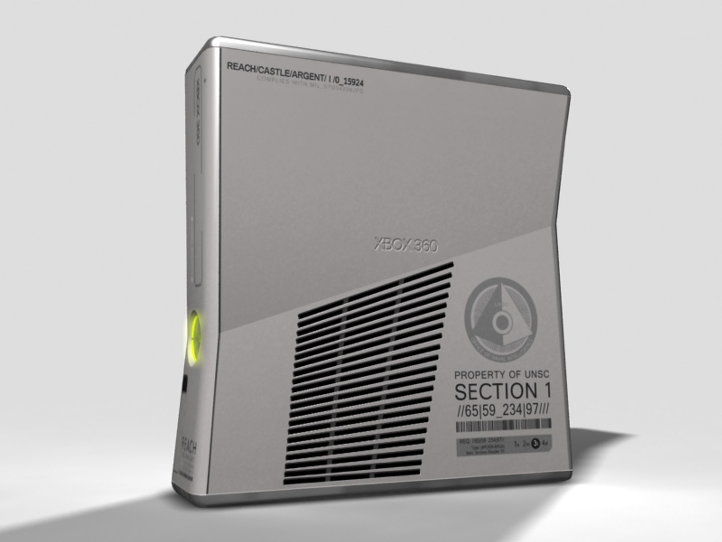 Xbox 360 S 3d Model