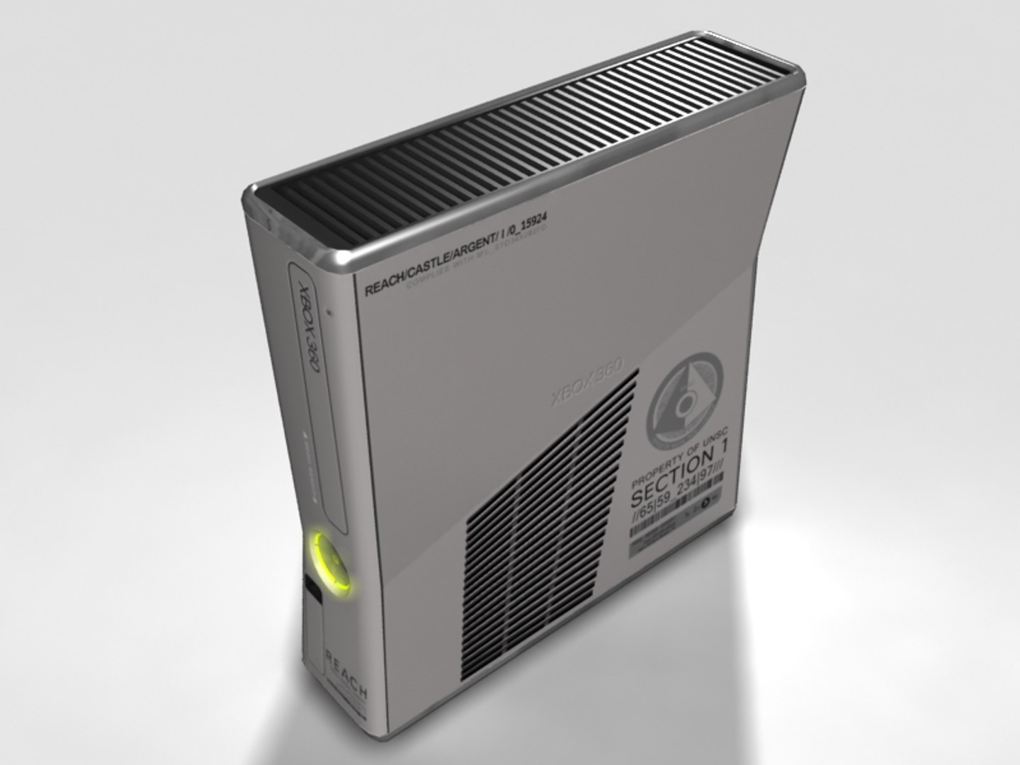 Xbox 360 S 3d Model