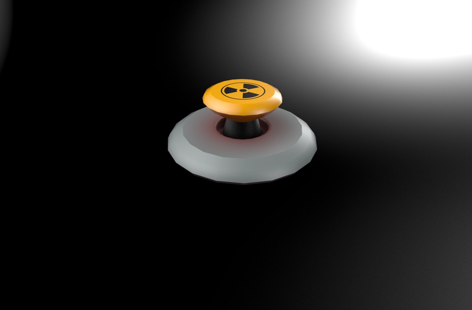3D radiation button - TurboSquid 1649473
