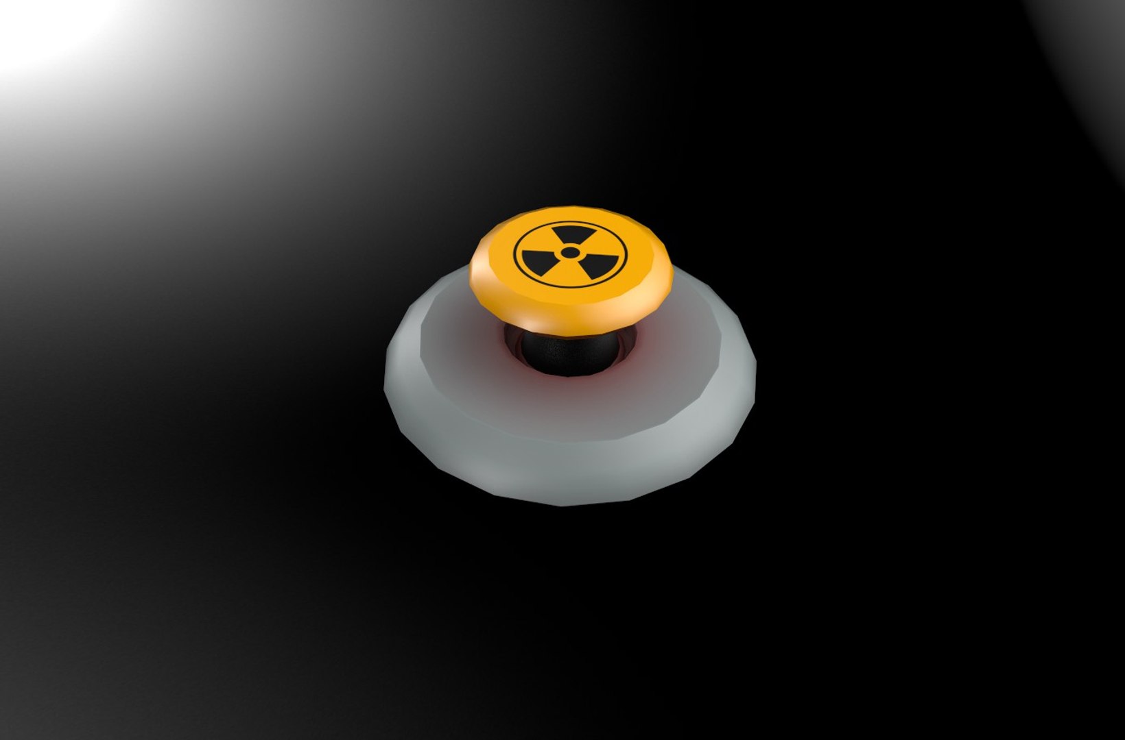 3D radiation button - TurboSquid 1649473