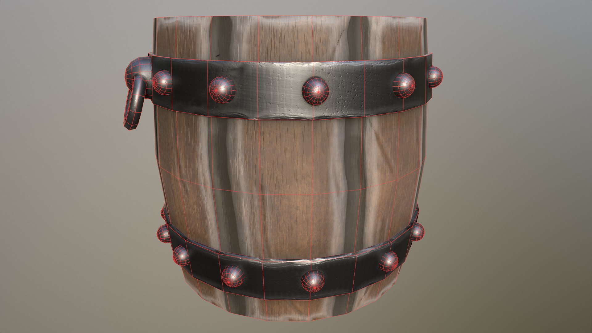 Stylized Old Barrel 3D model - TurboSquid 1834737