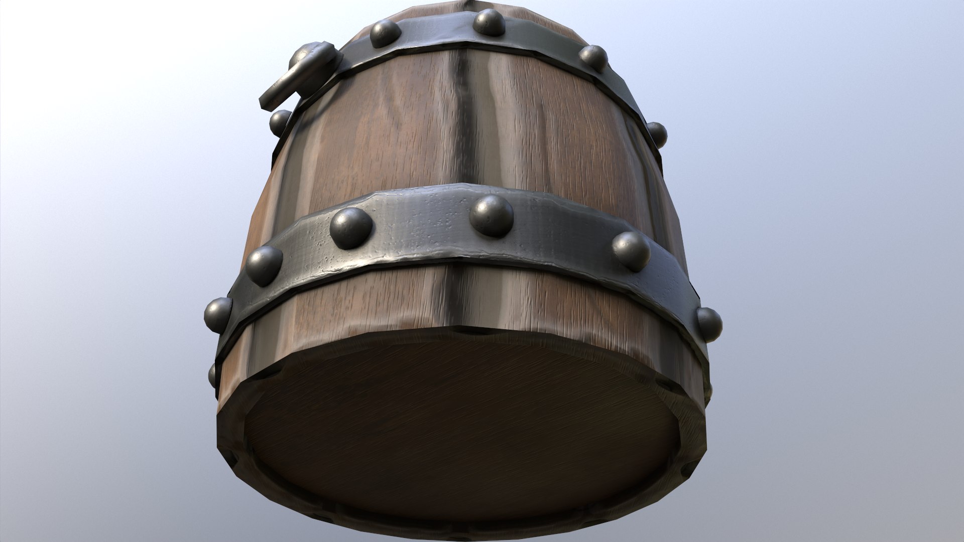 Stylized Old Barrel 3D model - TurboSquid 1834737