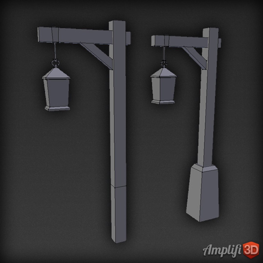 Lamp Post 3d Model
