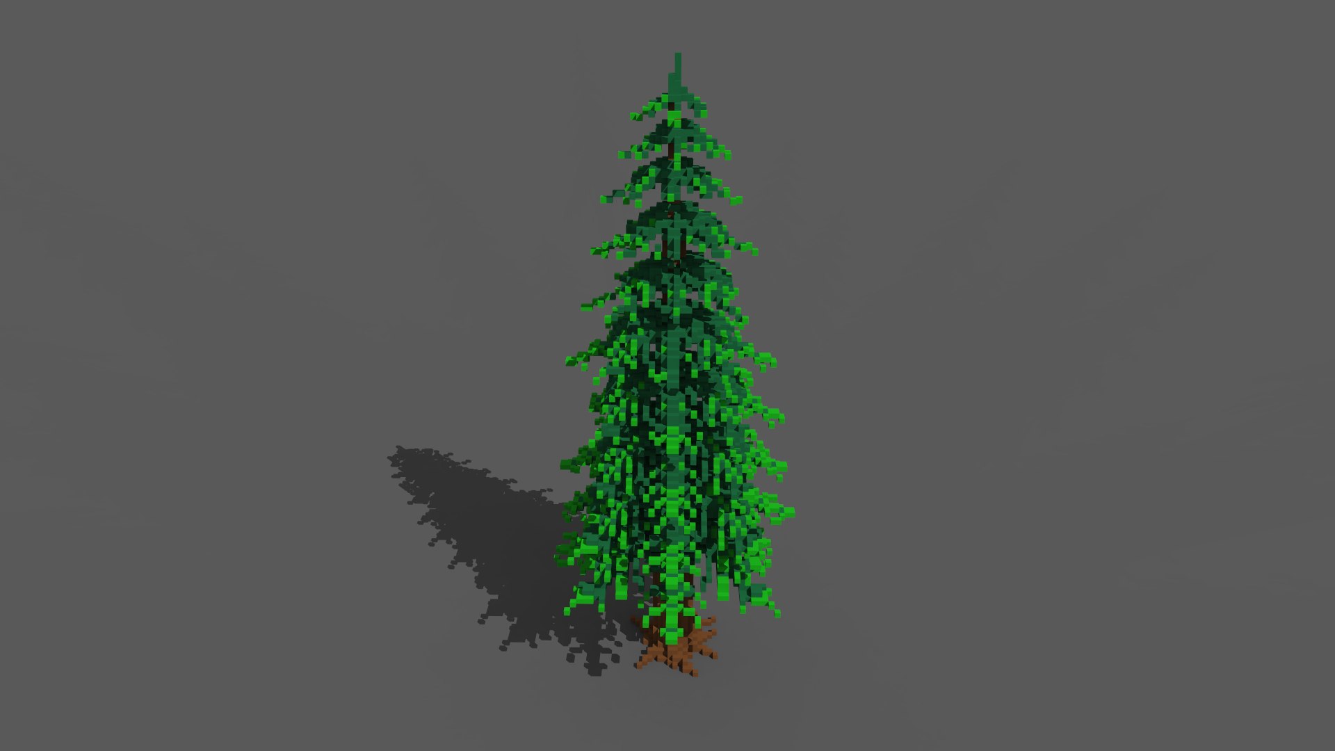 3D Voxel Tree - TurboSquid 1358136