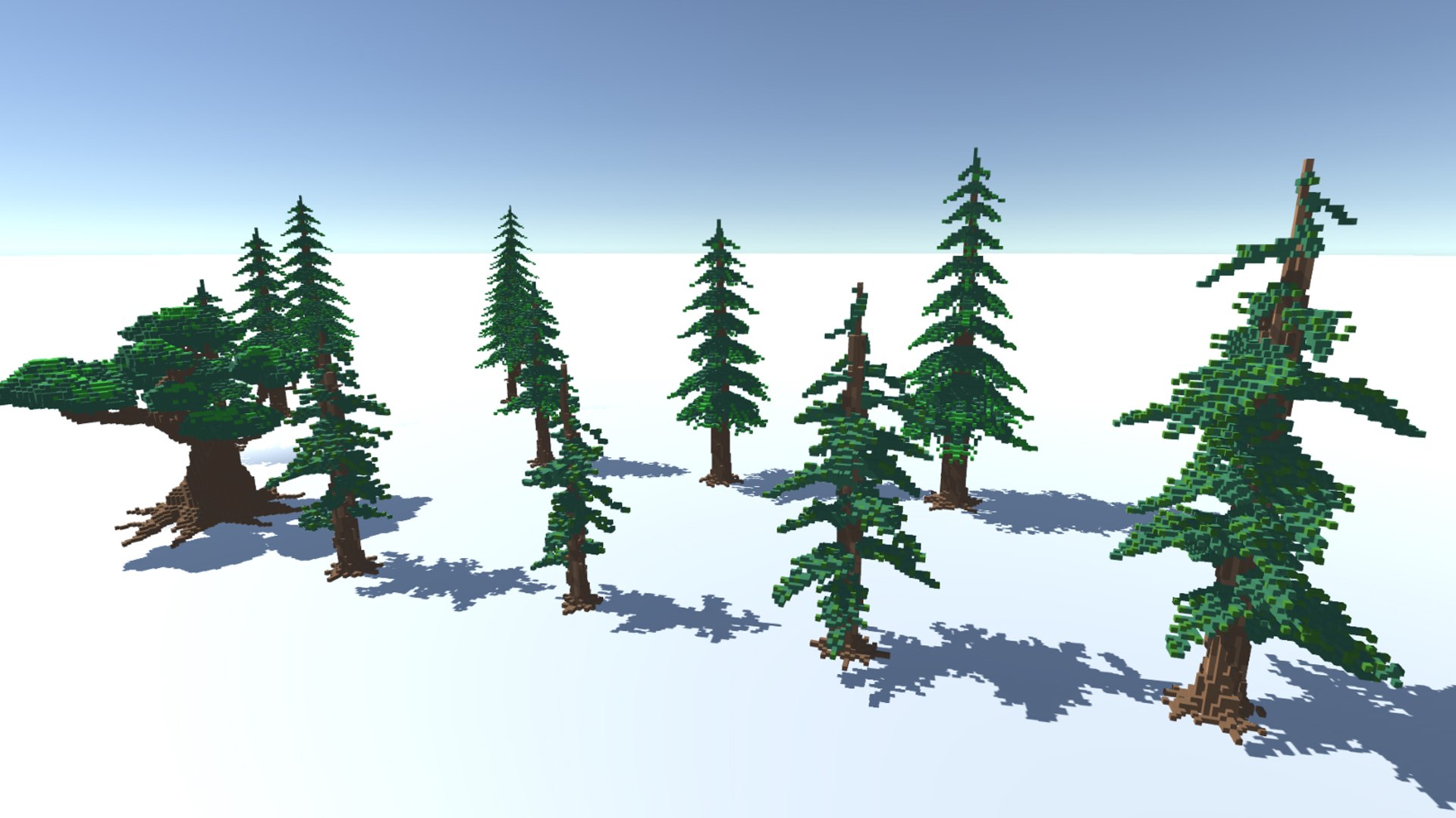 3D Voxel Tree - TurboSquid 1358136