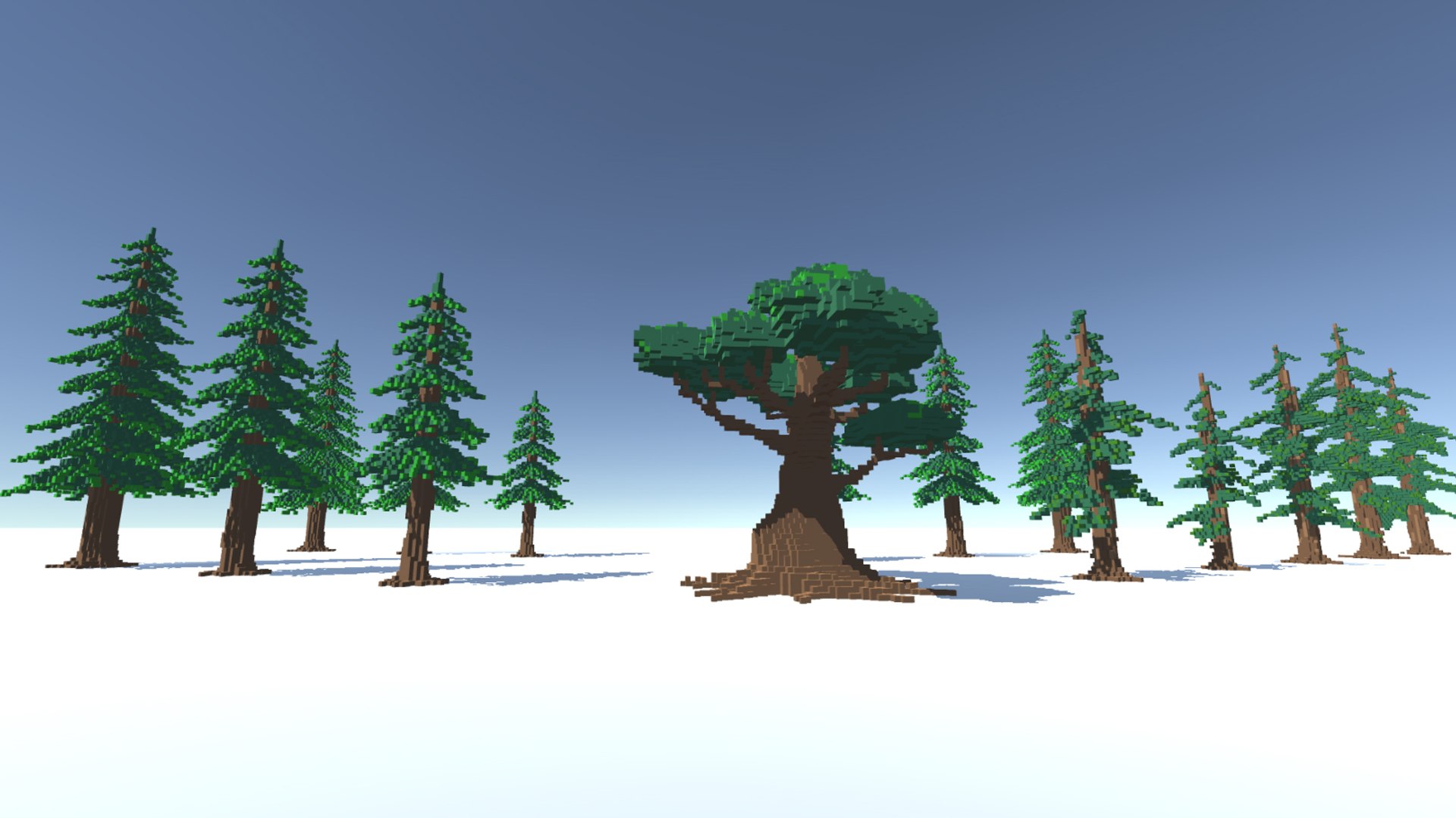 3D Voxel Tree - TurboSquid 1358136