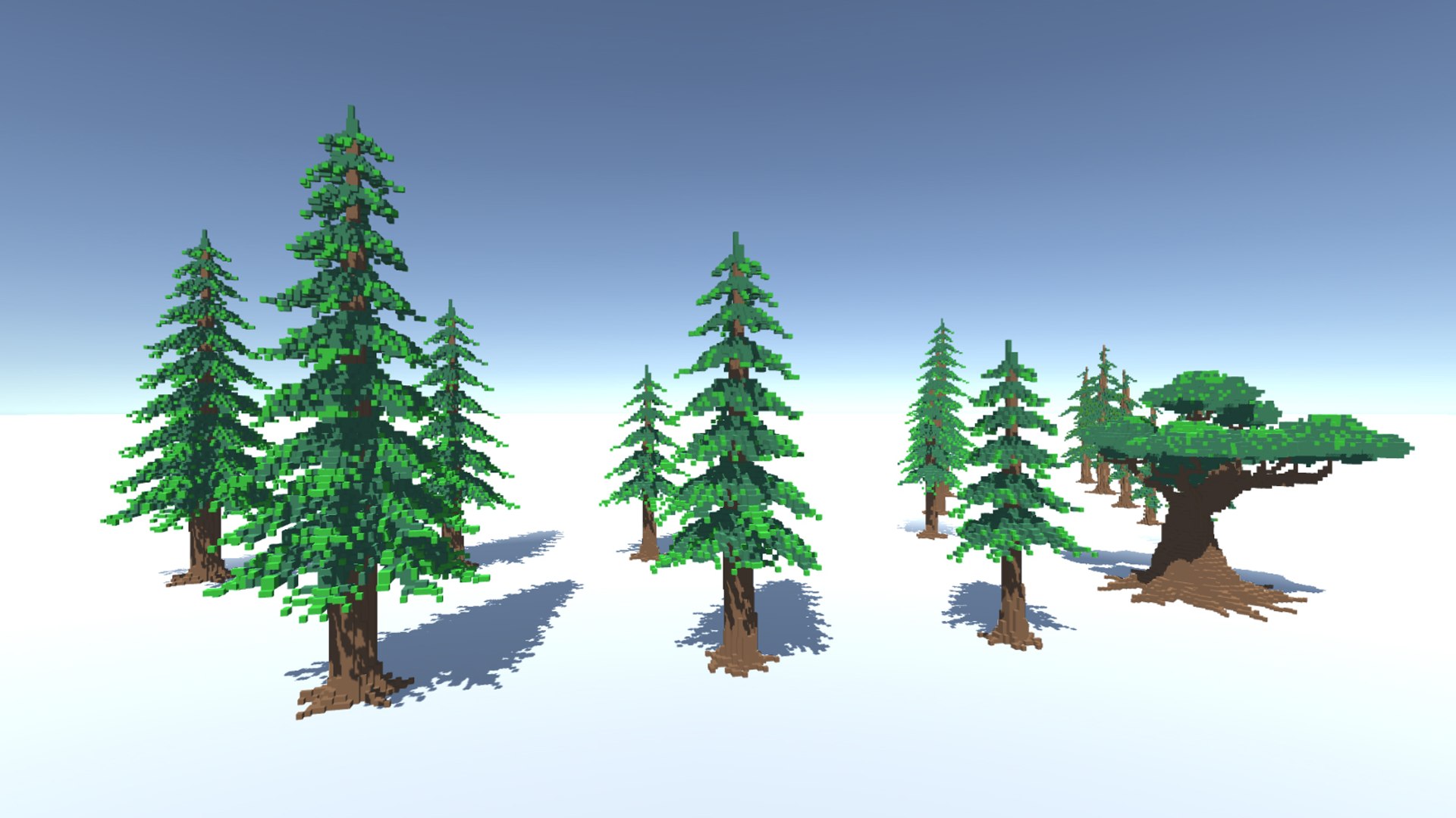 3D Voxel Tree - TurboSquid 1358136