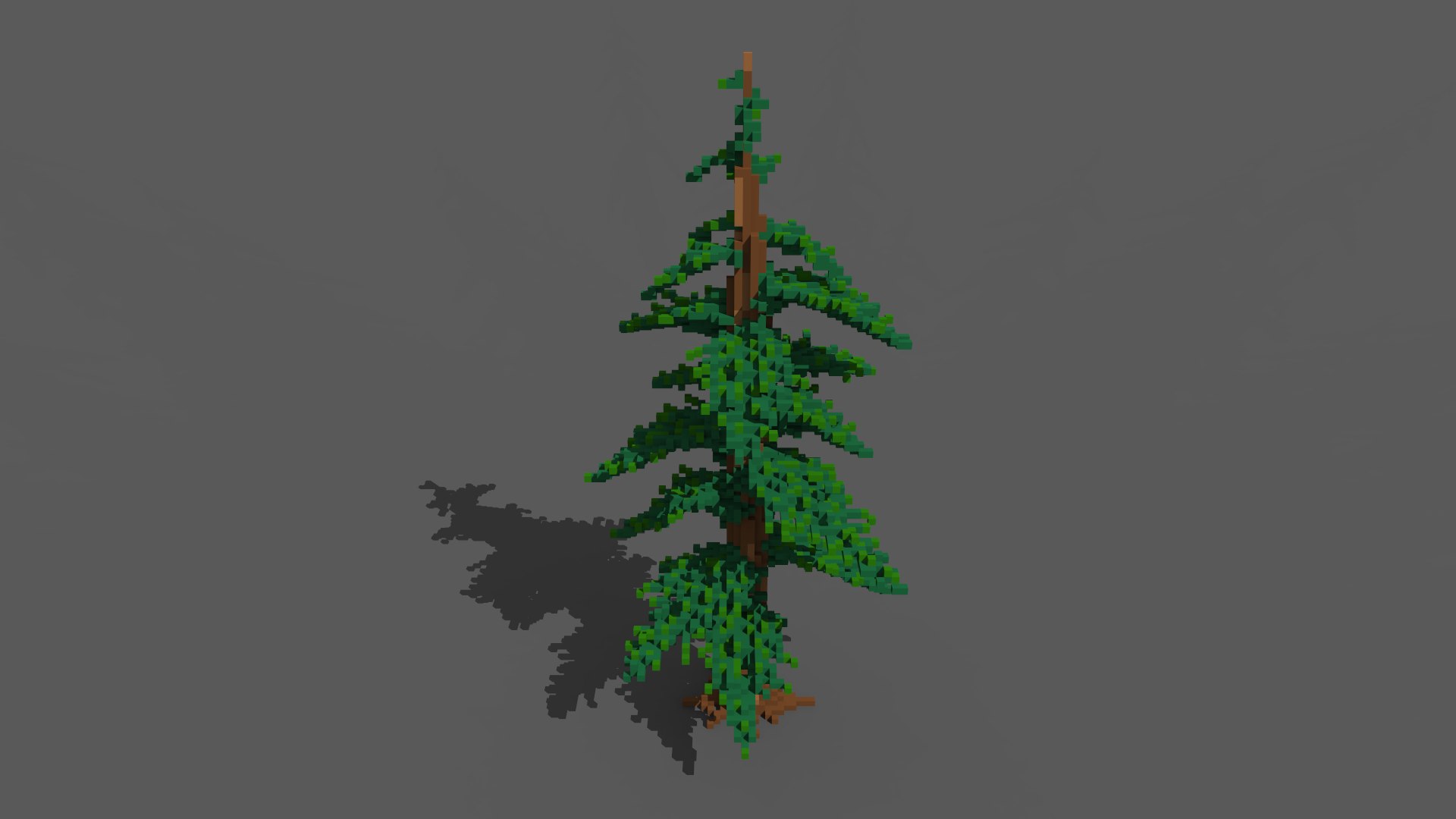 3D Voxel Tree - TurboSquid 1358136