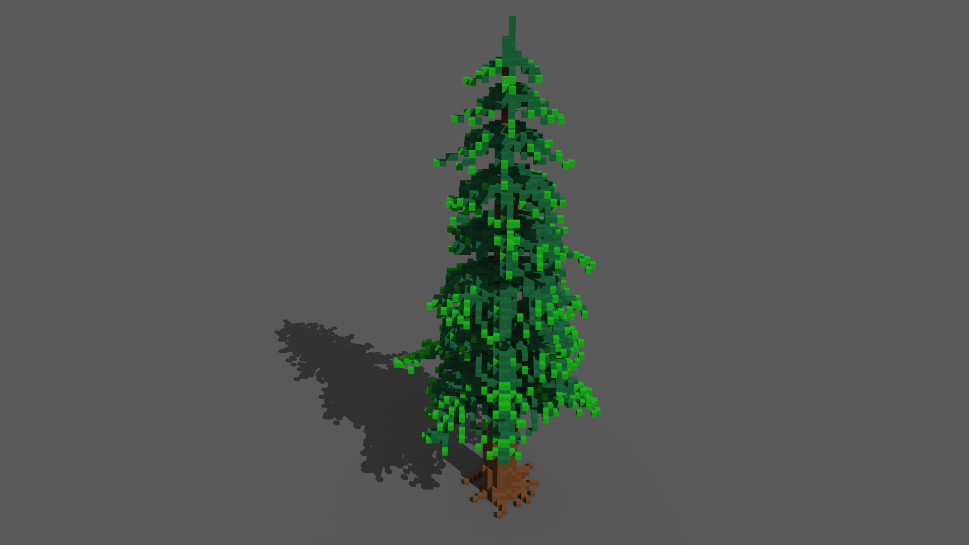 3D Voxel Tree - TurboSquid 1358136