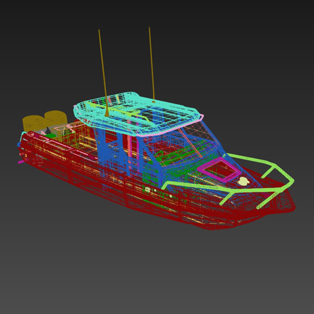 3d Model Stabicraft 2100 Boat