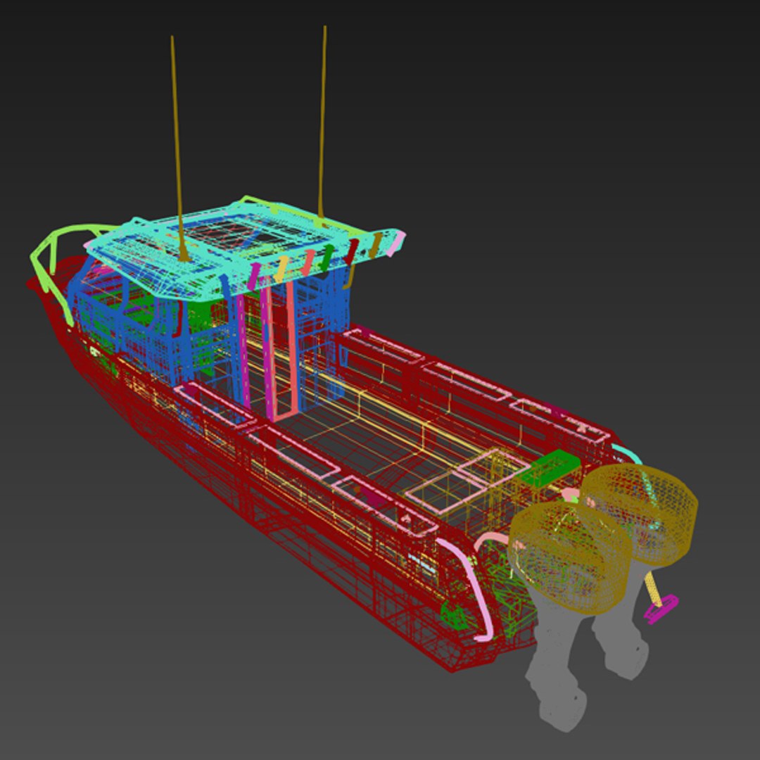 3d Model Stabicraft 2100 Boat