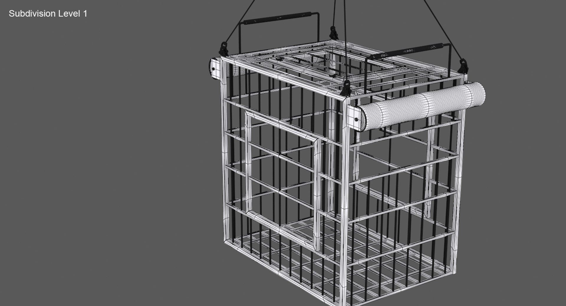 Shark-proof Cage 3D Model - TurboSquid 1372799