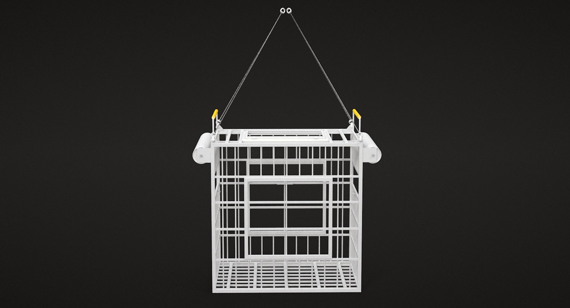 Shark-proof Cage 3D Model - TurboSquid 1372799