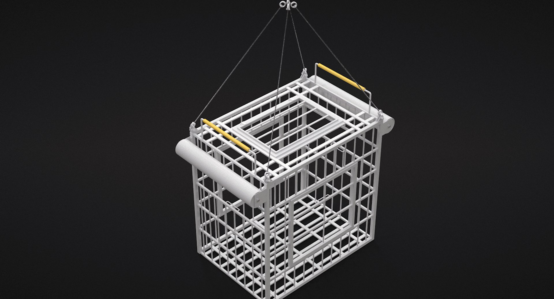 Shark-proof Cage 3D Model - TurboSquid 1372799