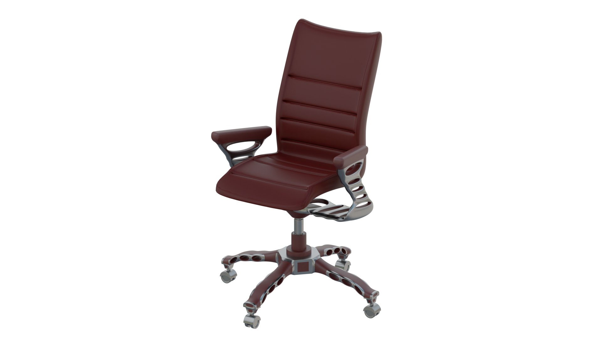 Futuristic Office Chair 3D Model - TurboSquid 2472743