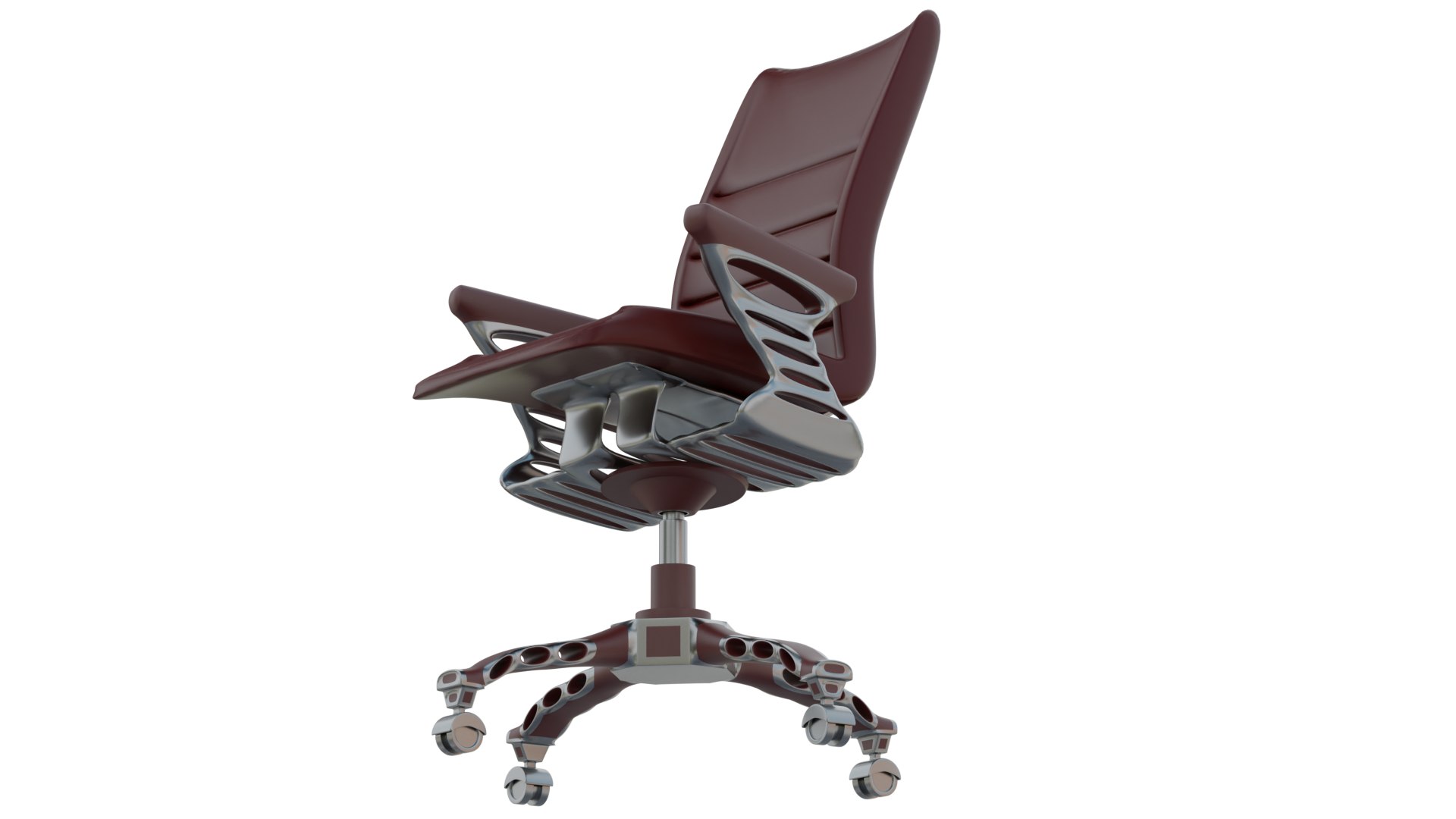 Futuristic Office Chair 3D Model - TurboSquid 2472743