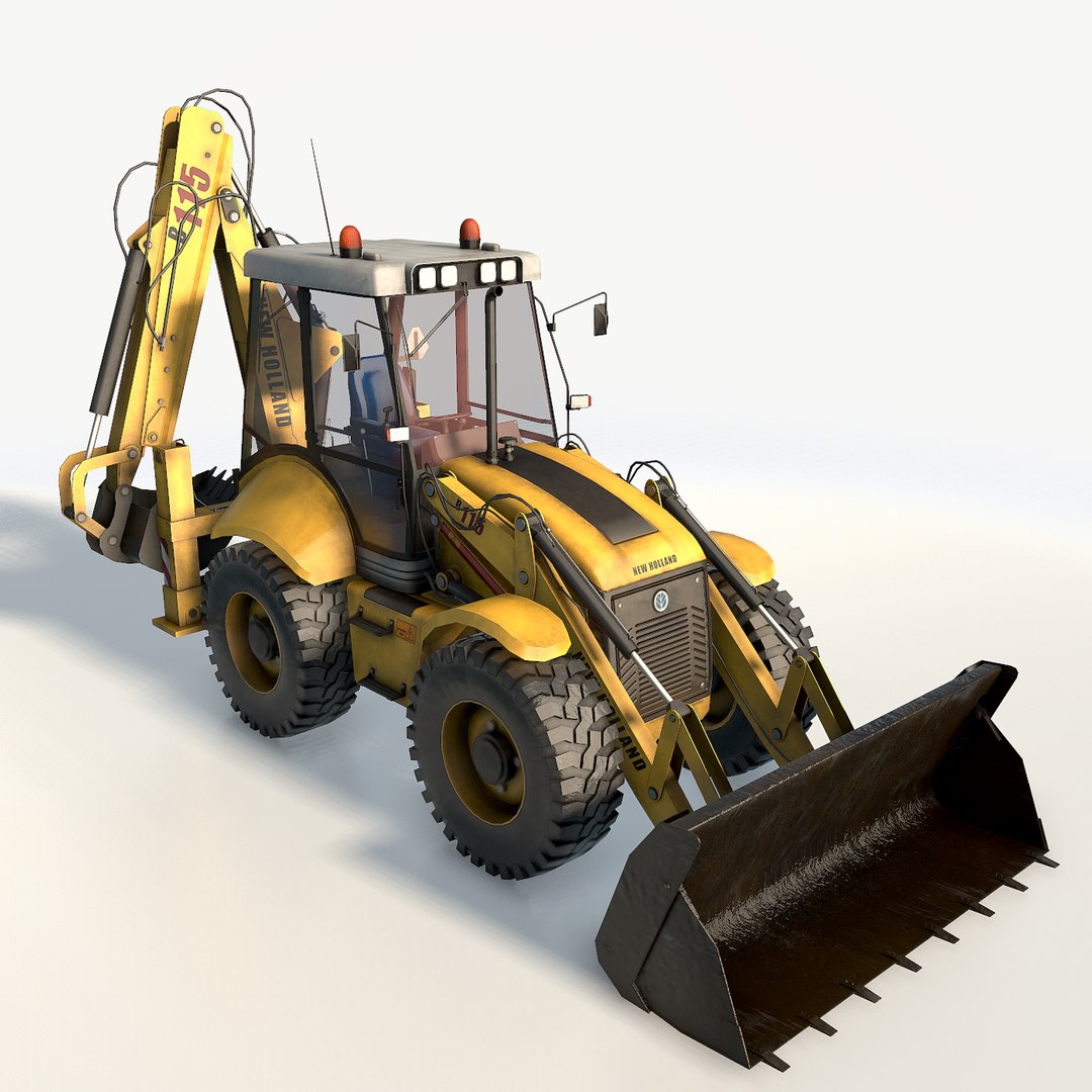 New Holland B115 Backhoe 3D Model - TurboSquid 1170900