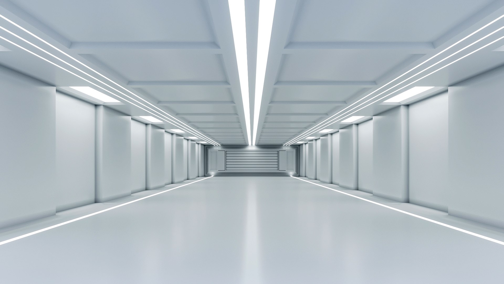 Low poly sci fi corridor 10 3D model - TurboSquid 2101267