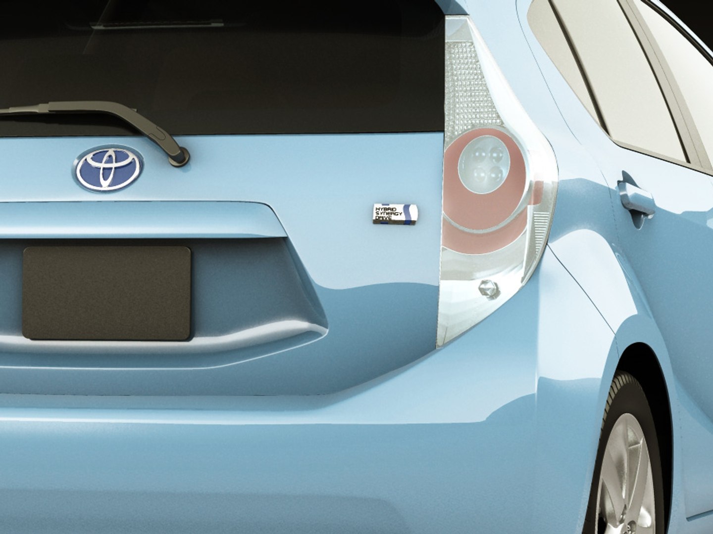 3d Model Toyota Aqua Prius
