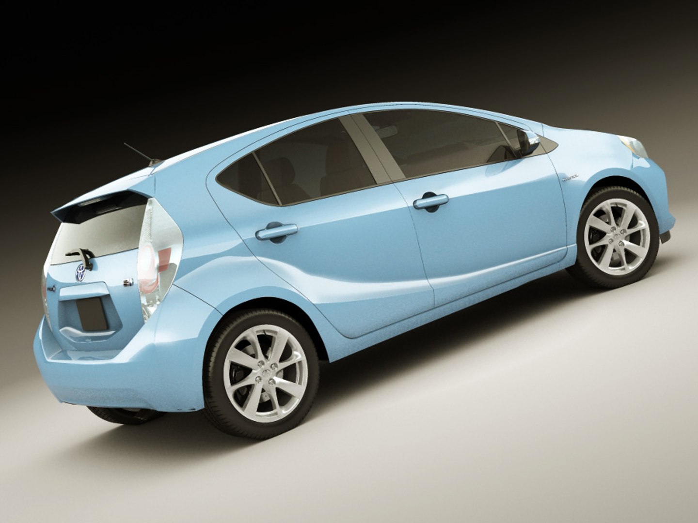3d Model Toyota Aqua Prius