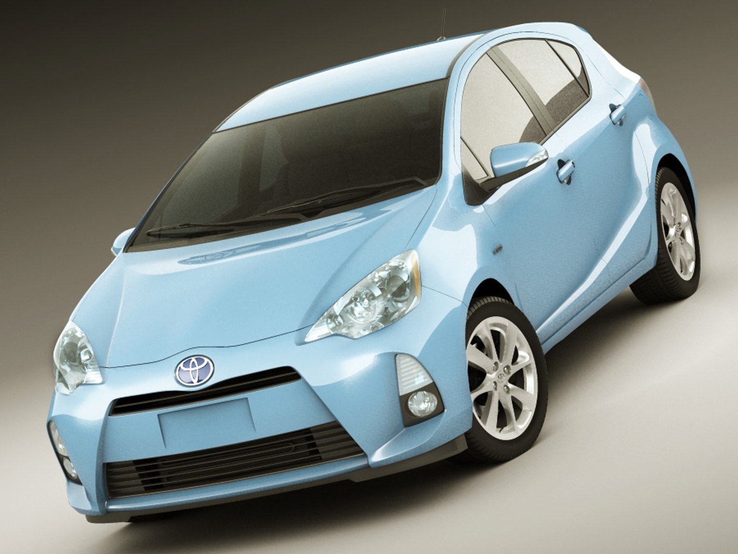 3d Model Toyota Aqua Prius