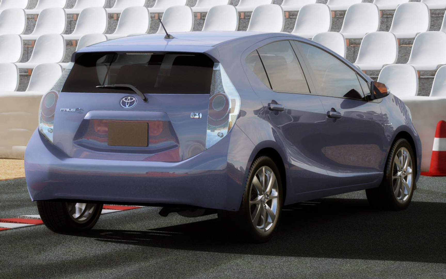 3d Model Toyota Aqua Prius