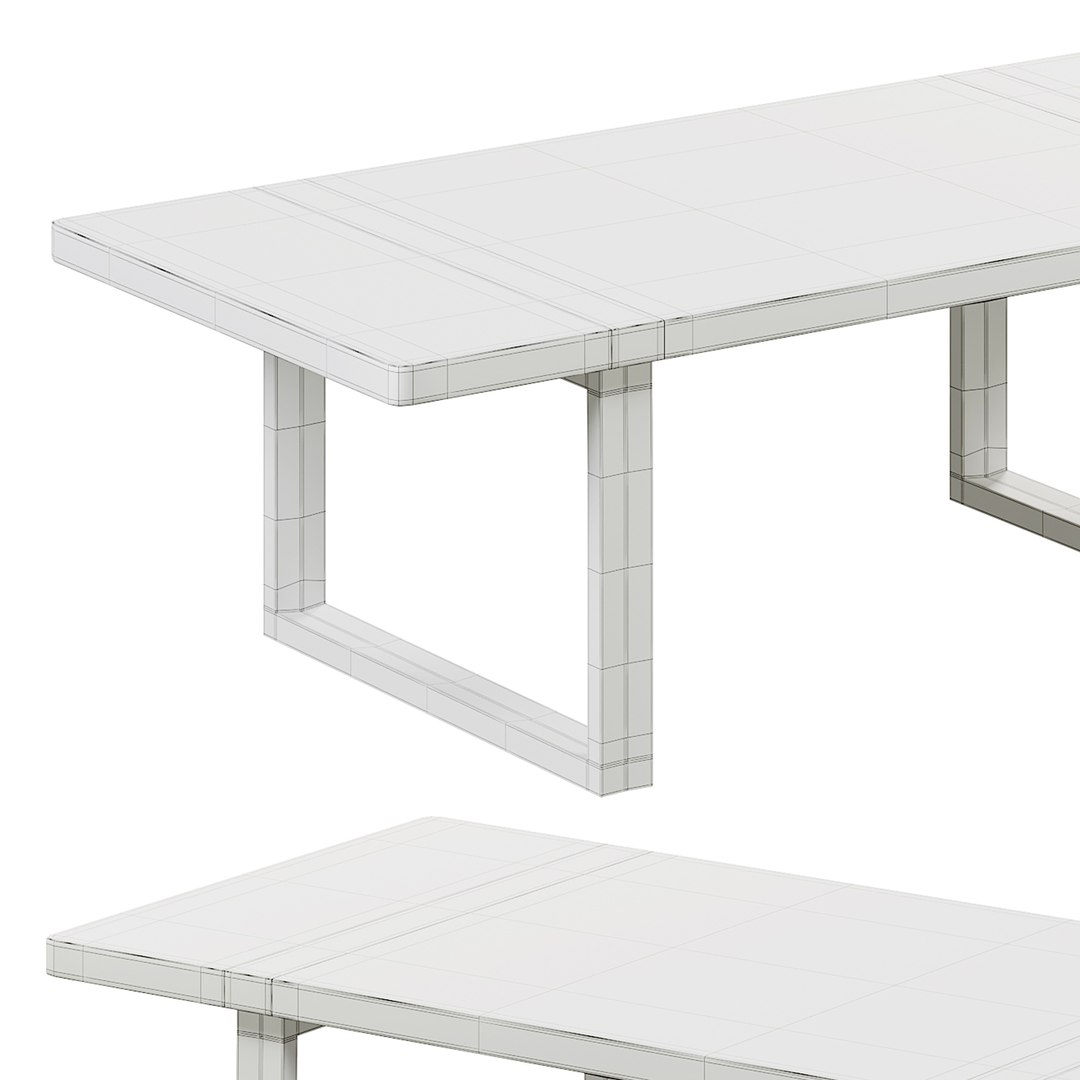 HORIZON DINING TABLE 3D Model - TurboSquid 1936666