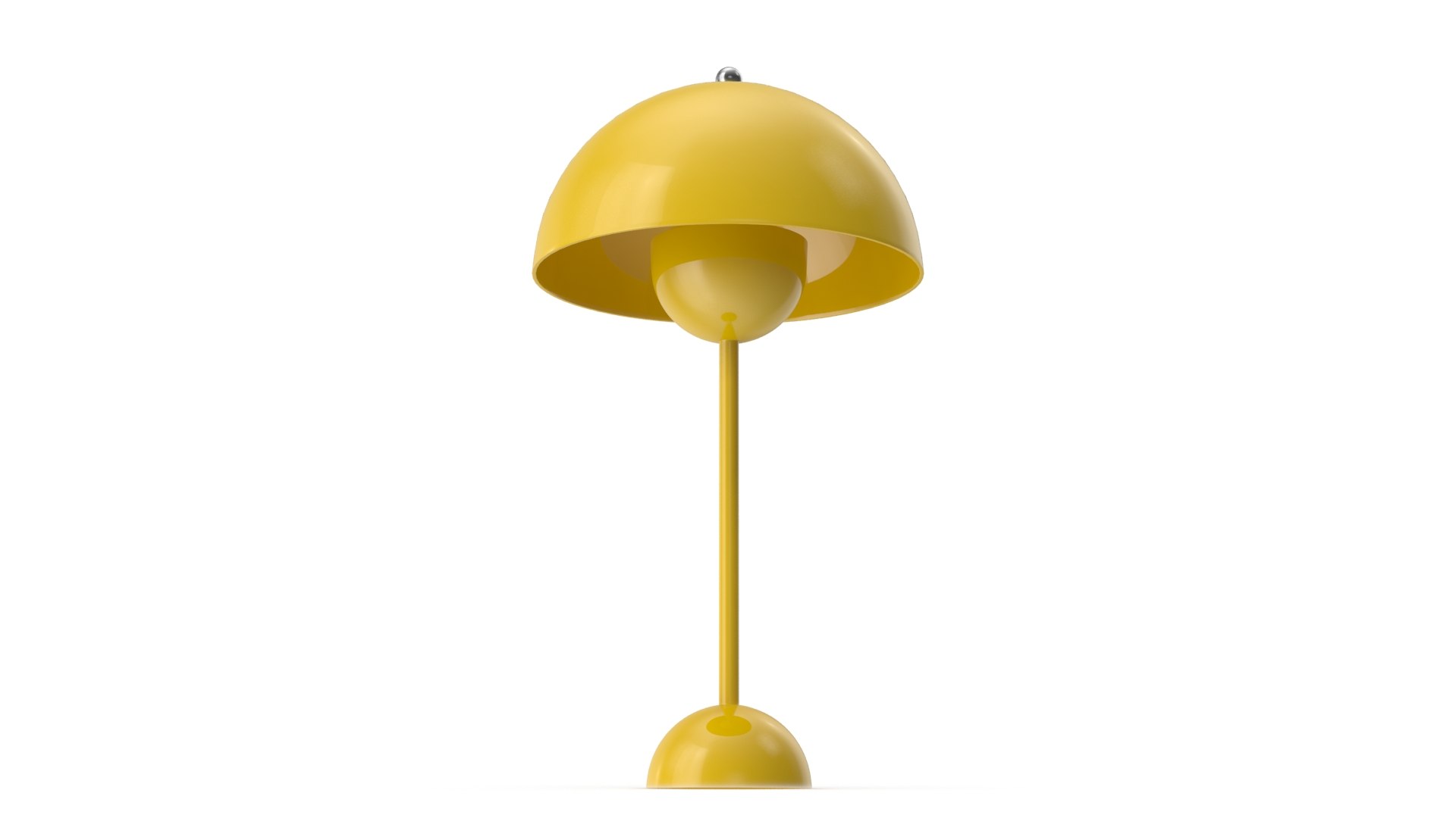 3D Flowerpot Table Lamp Yellow Model - TurboSquid 1514539