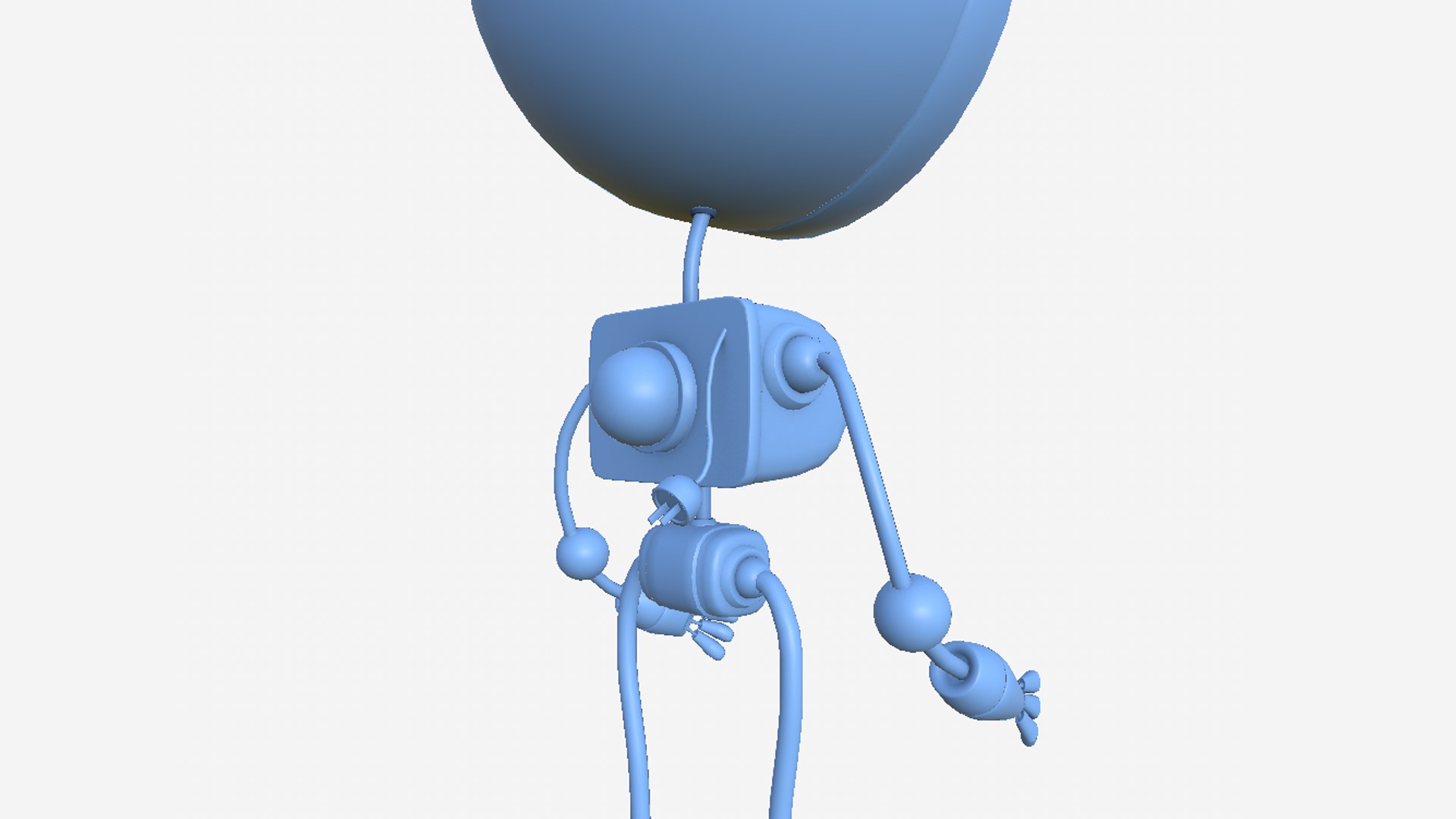 Cute Robot D04 Pink Green - SciFi Character Design 3D - TurboSquid 1868248