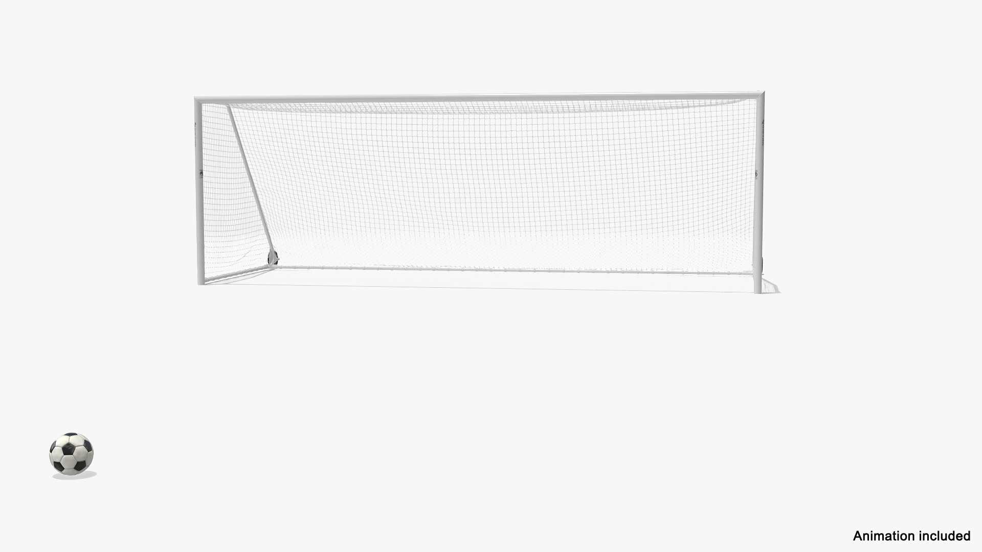 Soccer Ball Hits Goal 3D Model - TurboSquid 1536485