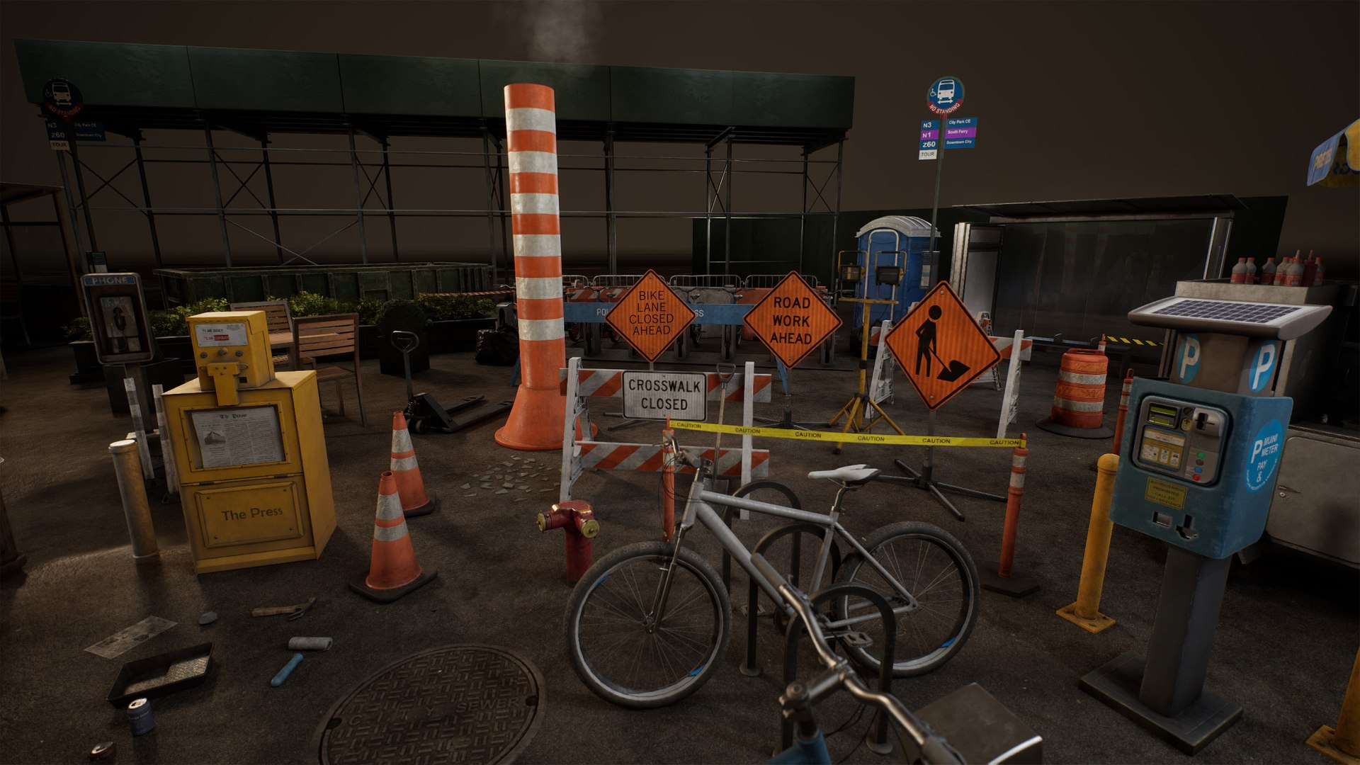 3D Model City Core - Street Props - New York - TurboSquid 2316565
