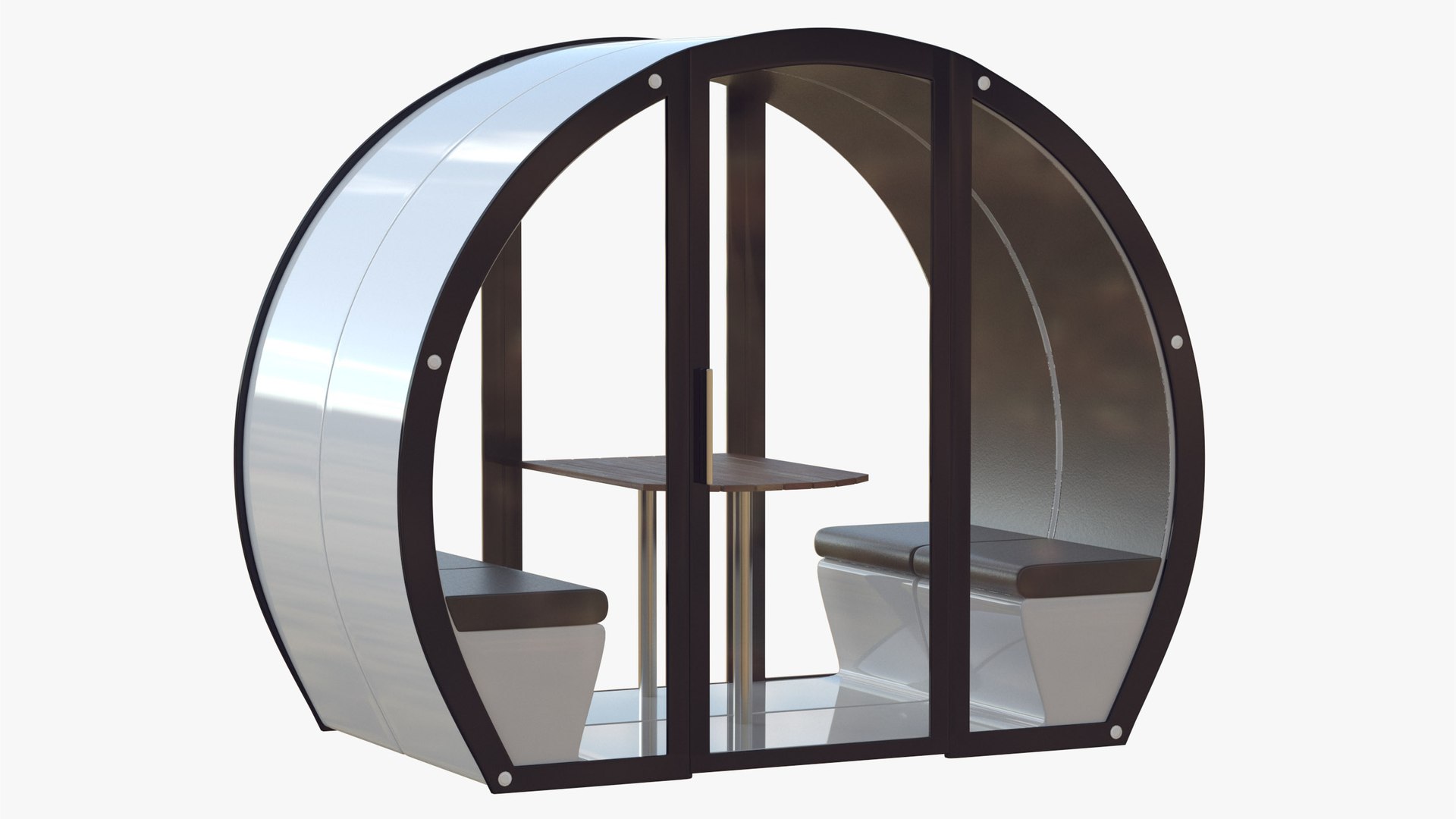 3D Outdoor Meeting Pod Model - TurboSquid 1579840