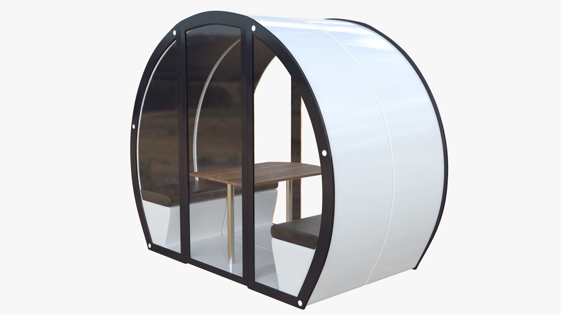 3D Outdoor Meeting Pod Model - TurboSquid 1579840