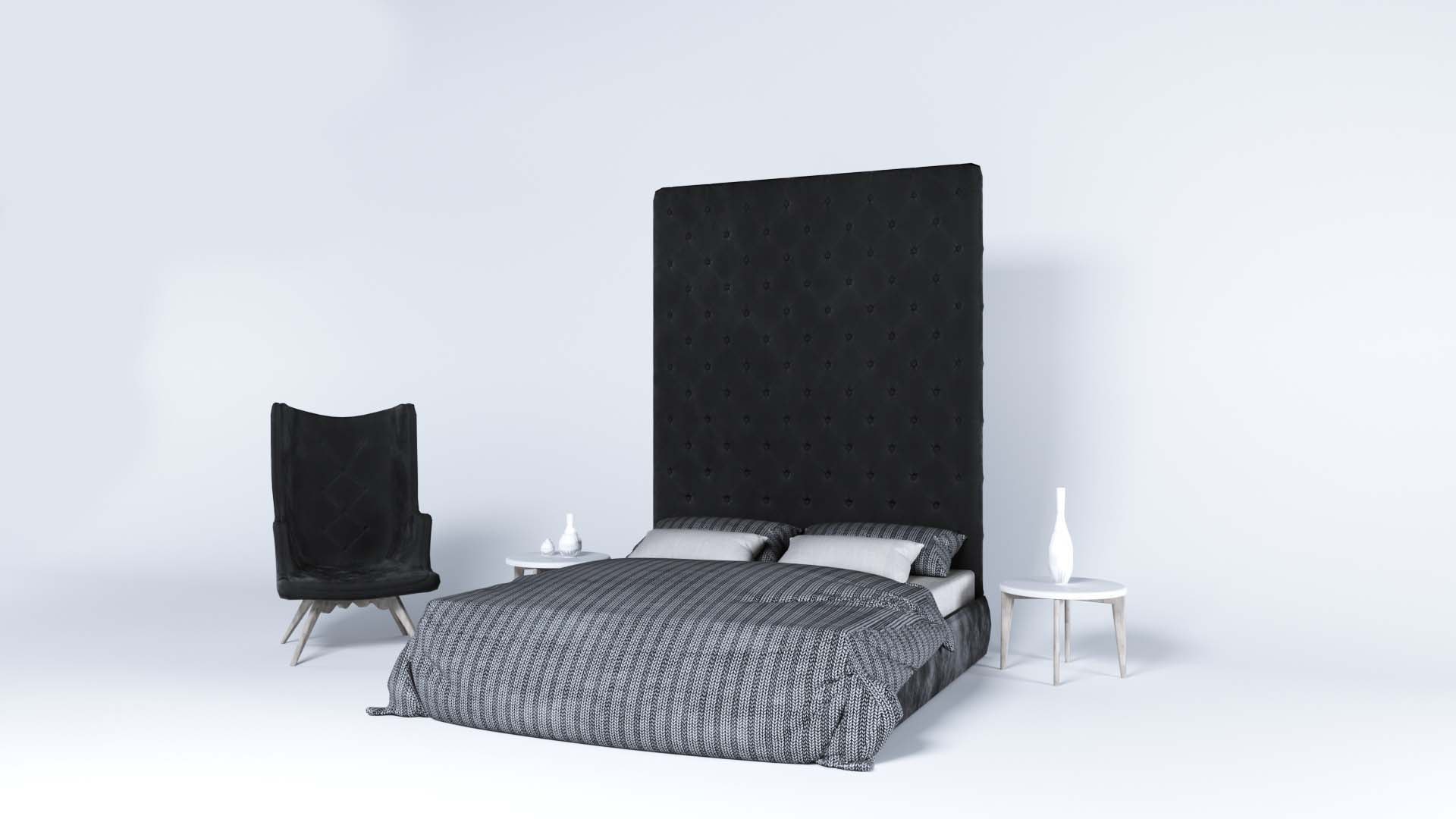 Modern Bed 01 Model - TurboSquid 1888381