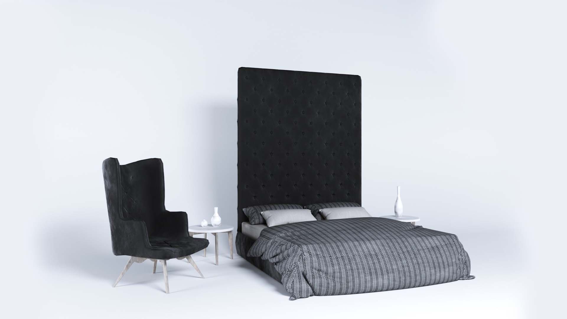 Modern Bed 01 Model - TurboSquid 1888381