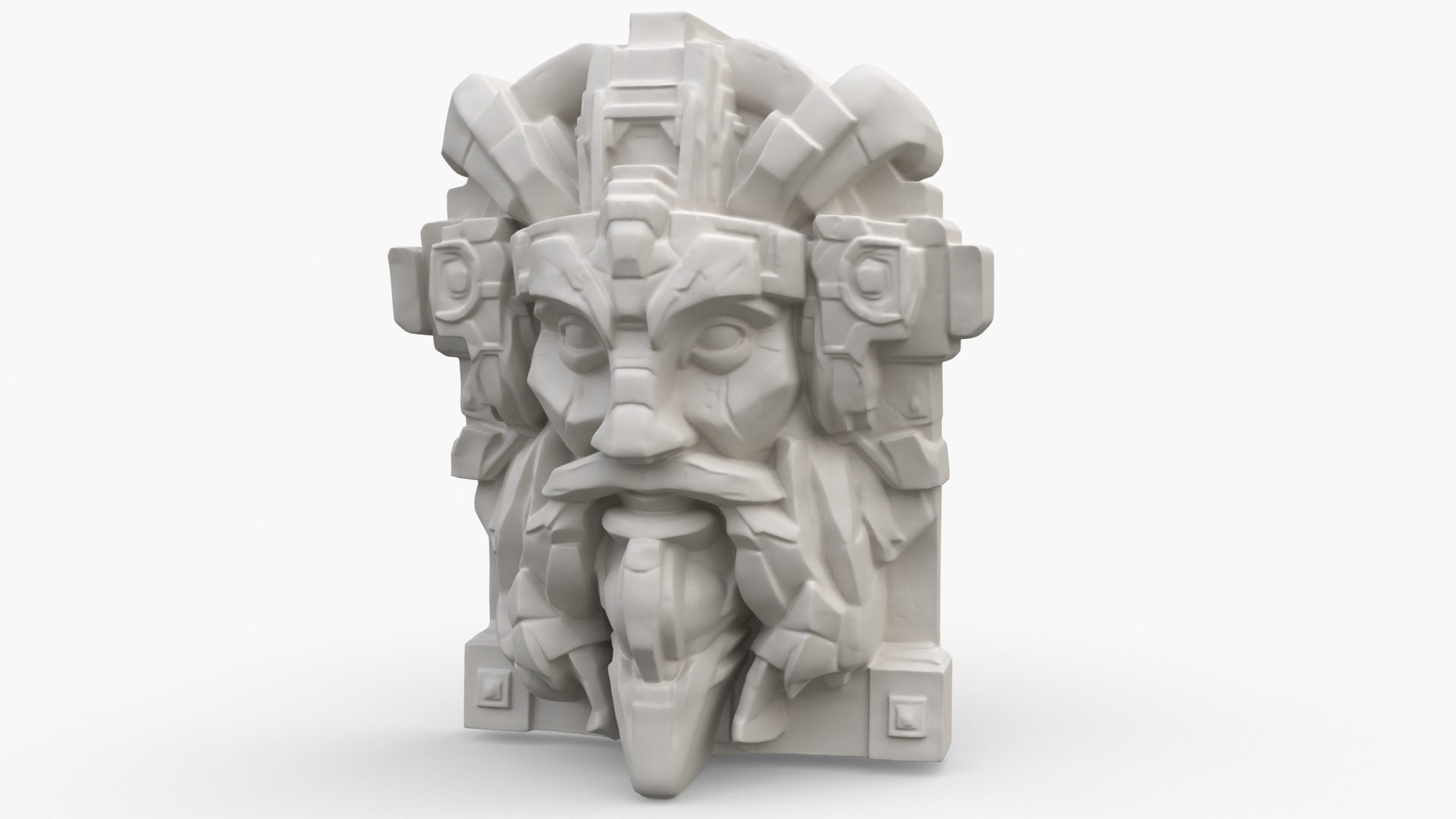 Stone Sentinel Bust 7 3D - TurboSquid 2187749