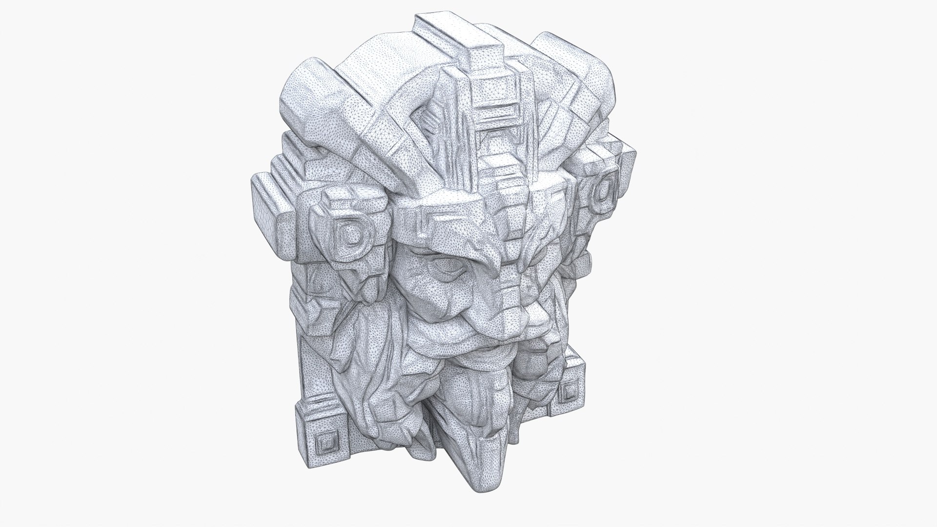 Stone Sentinel Bust 7 3D - TurboSquid 2187749