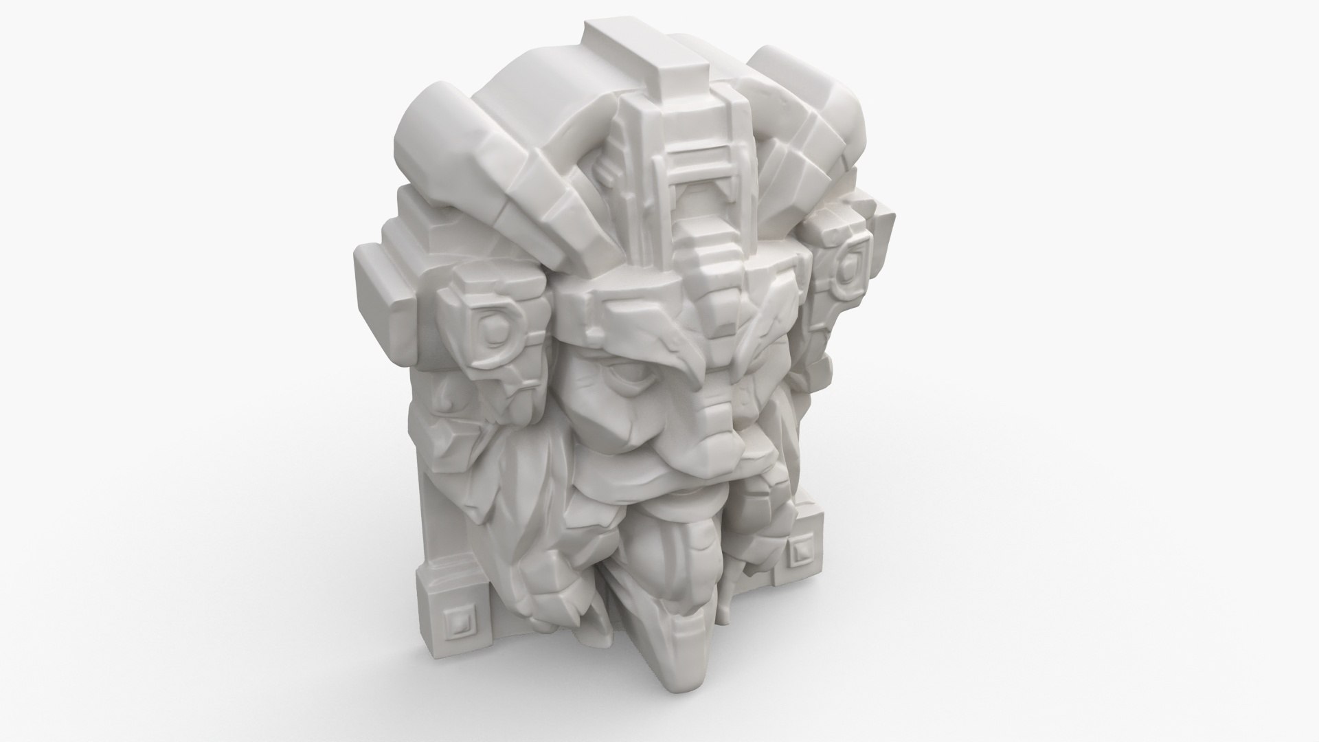 Stone Sentinel Bust 7 3D - TurboSquid 2187749