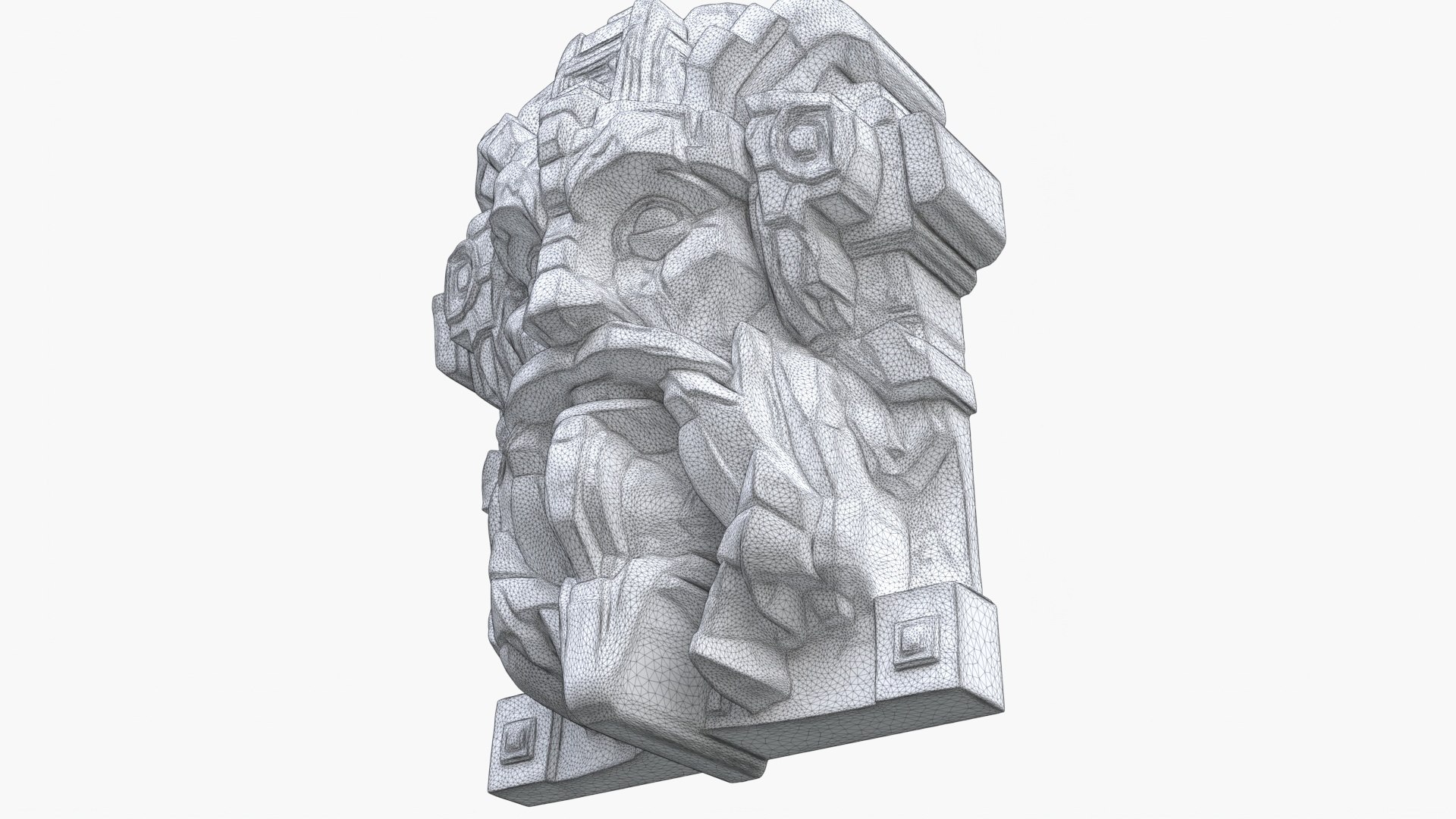 Stone Sentinel Bust 7 3D - TurboSquid 2187749