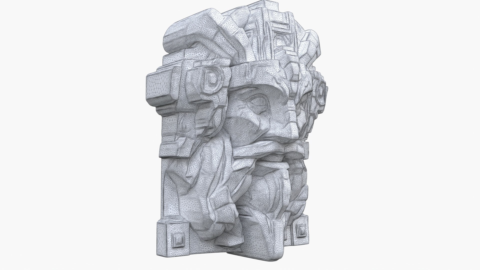 Stone Sentinel Bust 7 3D - TurboSquid 2187749