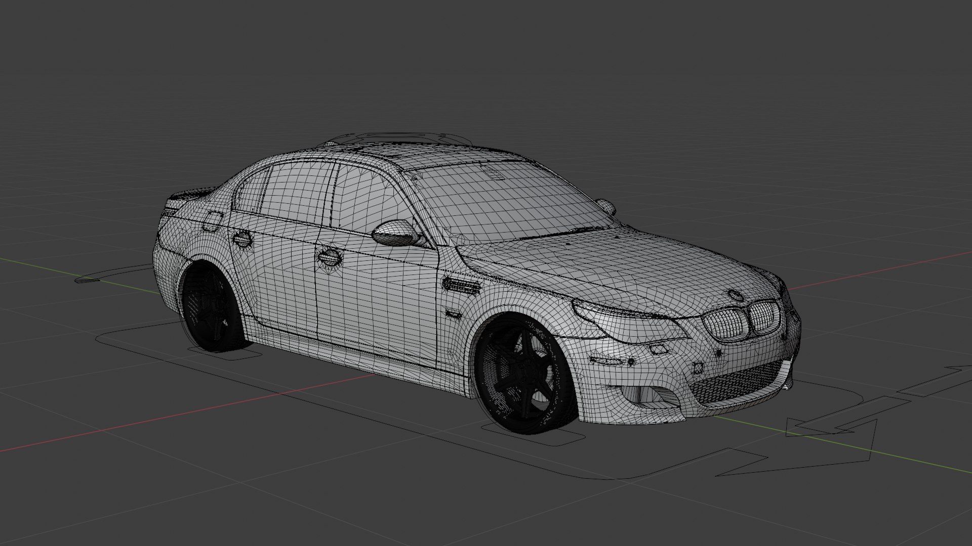 3D Bmw M5 E60 Model - TurboSquid 2335874