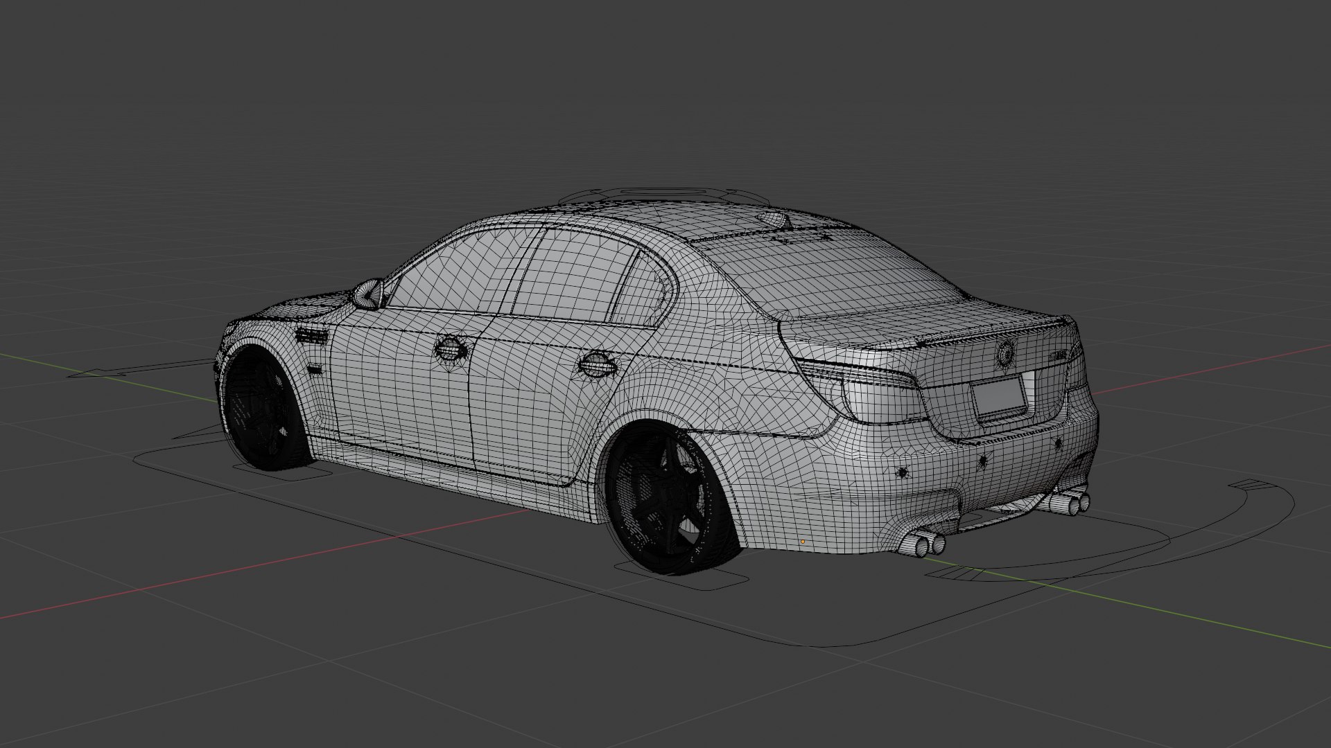 3D Bmw M5 E60 Model - TurboSquid 2335874