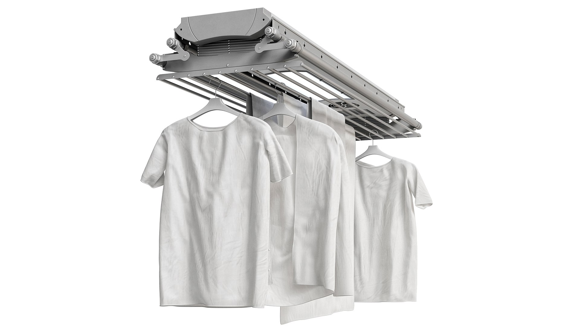 Foxydry Air Ceiling Drying Rack 3D Model - TurboSquid 2243545
