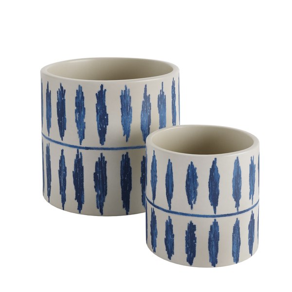 modelo 3d Jarrón de diseño azteca azul y blanco - TurboSquid 2288462