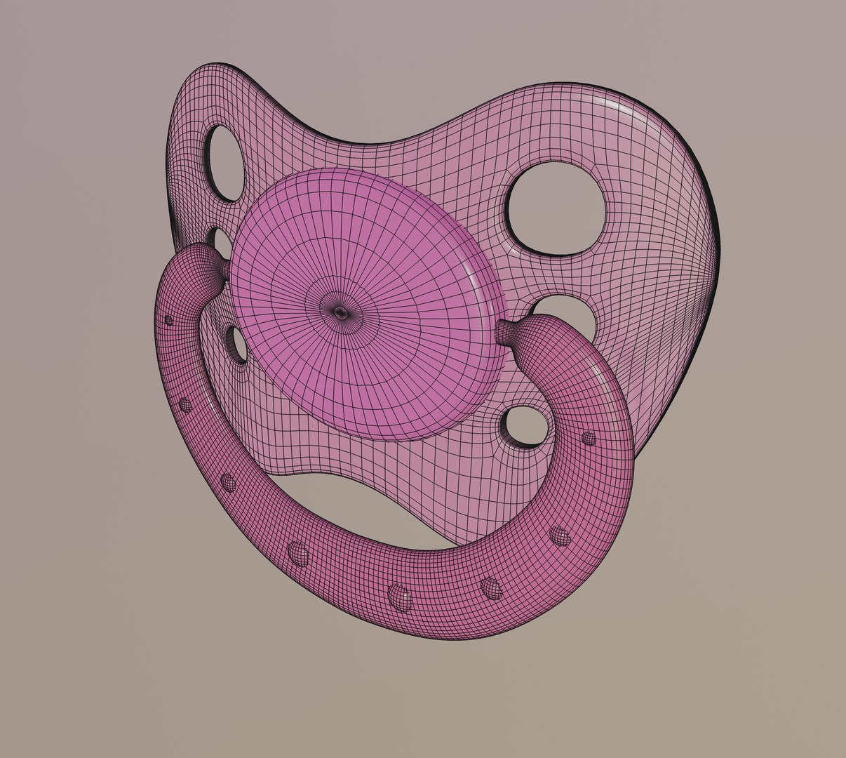 Pacifier 3D Model - TurboSquid 1480790