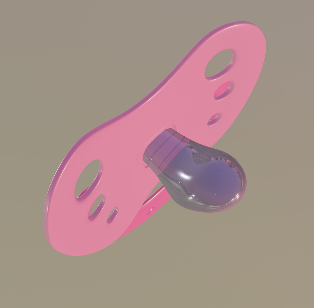 Pacifier 3D Model - TurboSquid 1480790