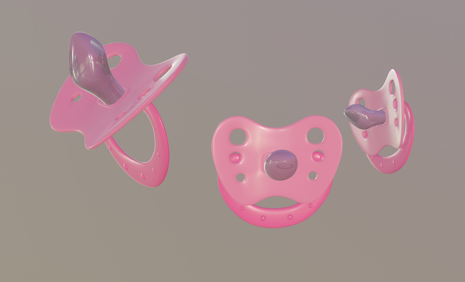 Pacifier 3D Model - TurboSquid 1480790