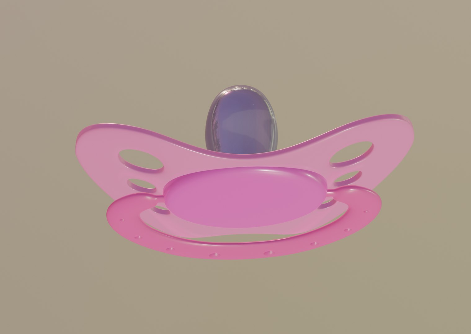 Pacifier 3D Model - TurboSquid 1480790