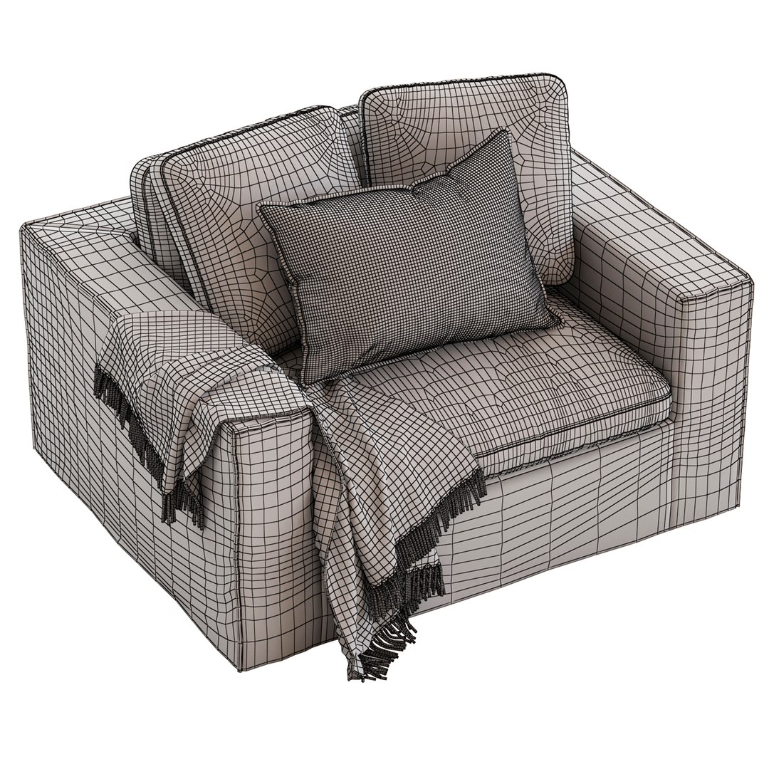 Freedom Salsie 1-Seater Sofa 3D Model - TurboSquid 2179065